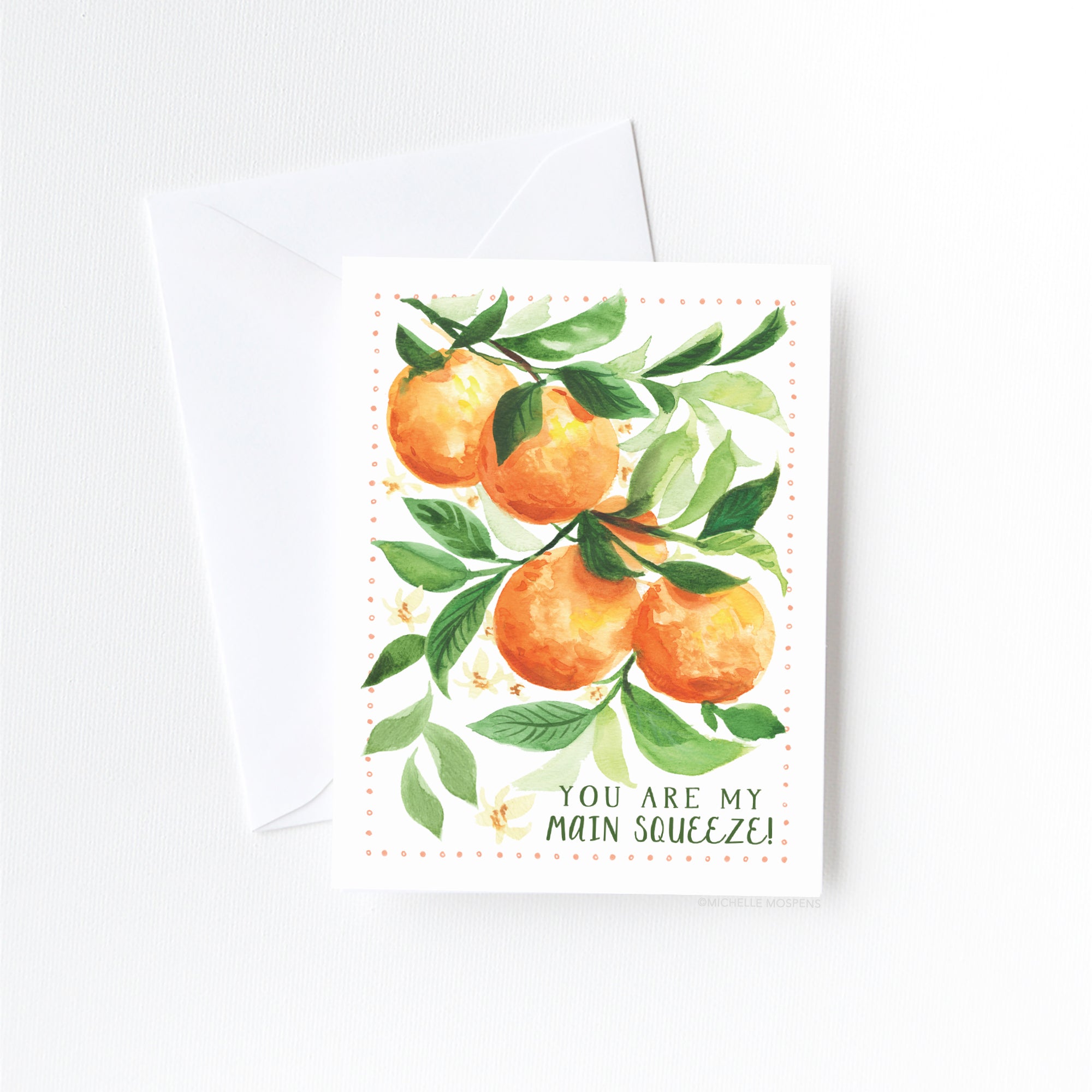 You Are My Main Squeeze Love Card | Michelle Mospens Cards