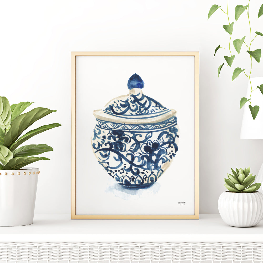 Ginger Jar No2 Watercolor Art Print