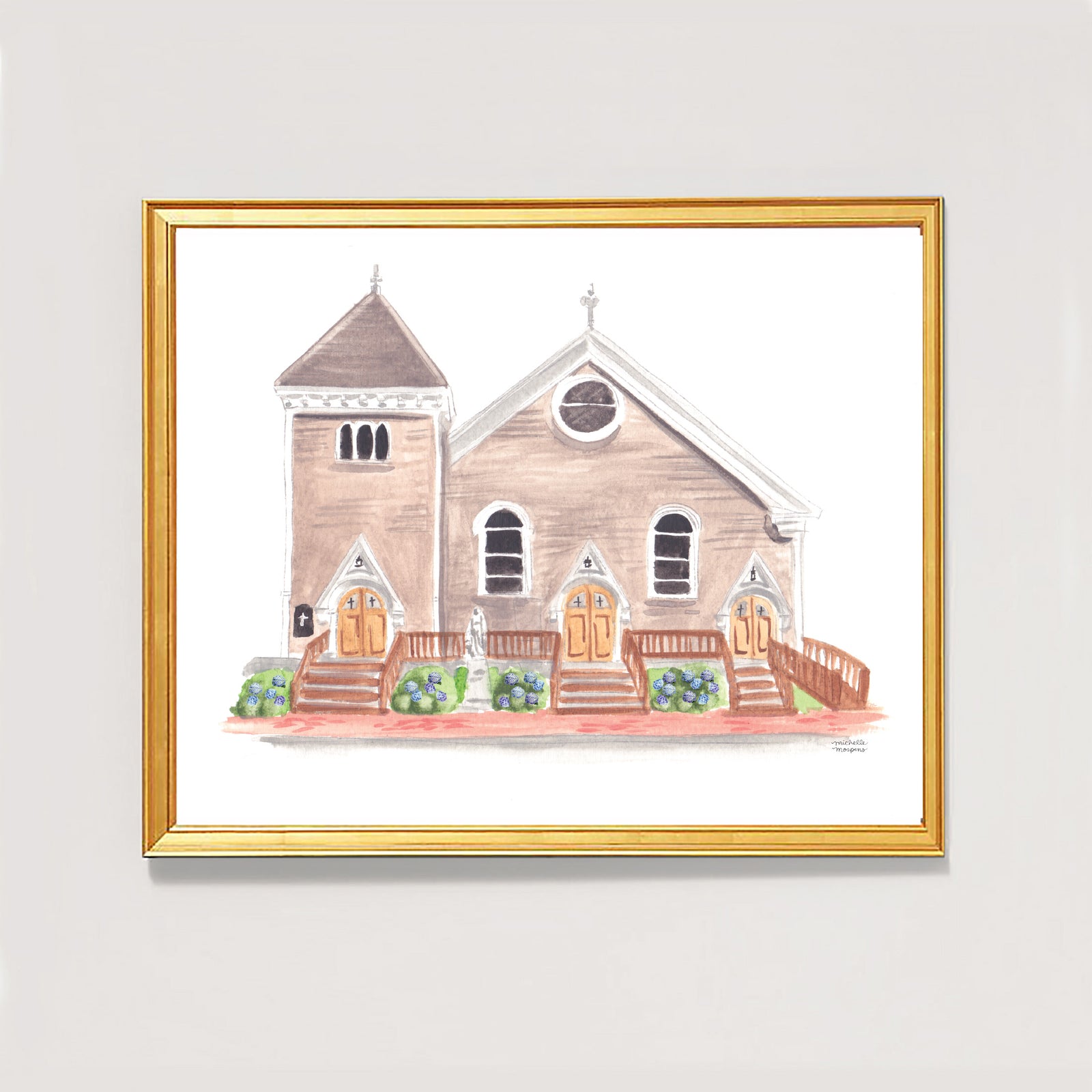 St. Mary, Our Lady of the Isle Catholic Church Art Print