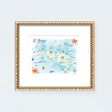 St. Thomas U.S. Virgin Islands Map Art Print